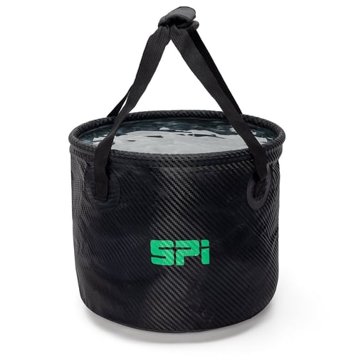 SPI Folding Bucket 12L / 20L | Collapsible Plumbers Utility Bucket – Black